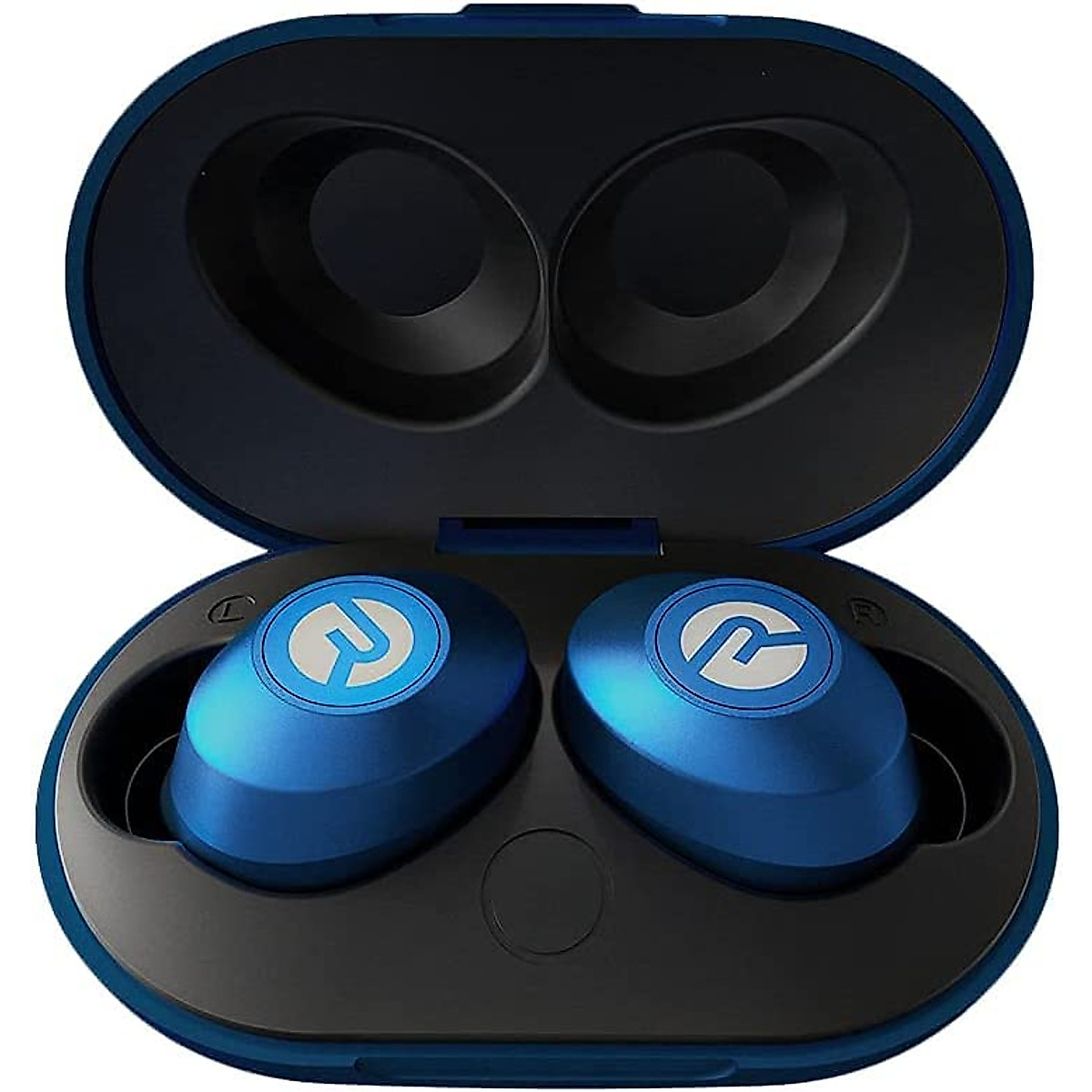 Raycon The Everyday Bluetooth Wireless Earbuds with Microphone- Stereo Sound in-Ear Bluetooth Headset True Wireless Earbuds 32 Hours Playtime (Matte Blue)