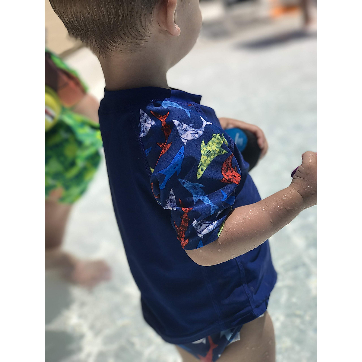 Beau and Belle Littles Rashguard and Swim Diaper Set (12m)