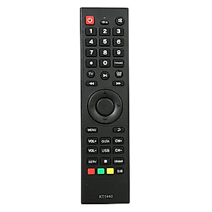 KT1440 Universal Replacement Remote Control for Haier Panda ATEC DTV Gelec Soyea CRT Parker TV Wentai DVD