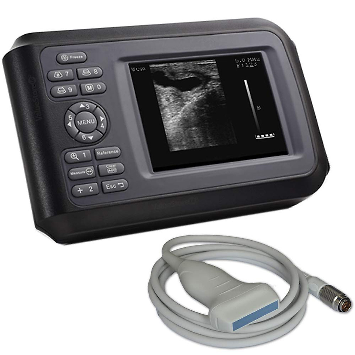 Portable Ultrasound Scanner Veterinary Pregnancy V16 with 8.5 MHz Linear Probe.