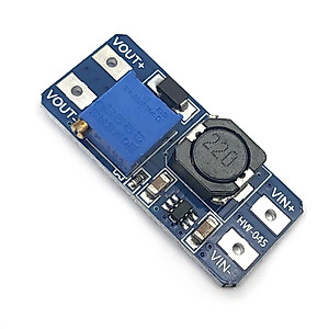 FainWan 5pcs MT3608 DC-DC Step Up Power Apply Module Booster 2A Power Module Compatible with Ar-duino