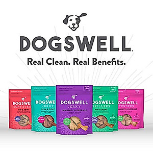 DOGSWELL Dog Dental Care Treats Made in USA Only, Grain Free Chicken Jerky Dog Treats, 24oz Bag