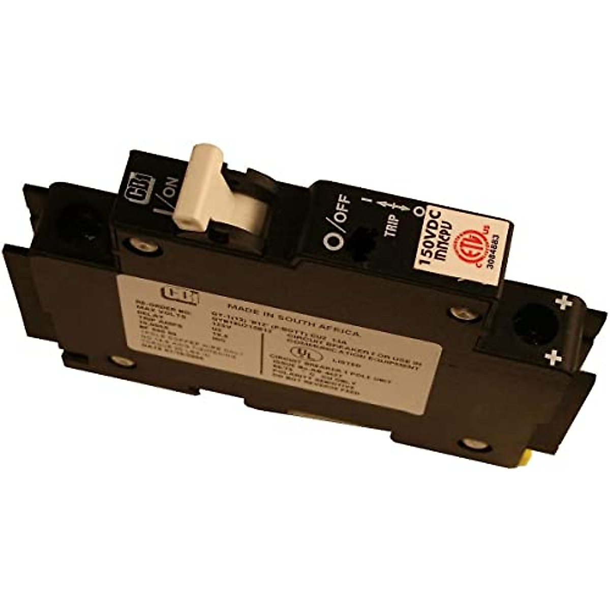 MidNite Solar MNEPV2 Circuit Breaker 150VDC 1-Pole