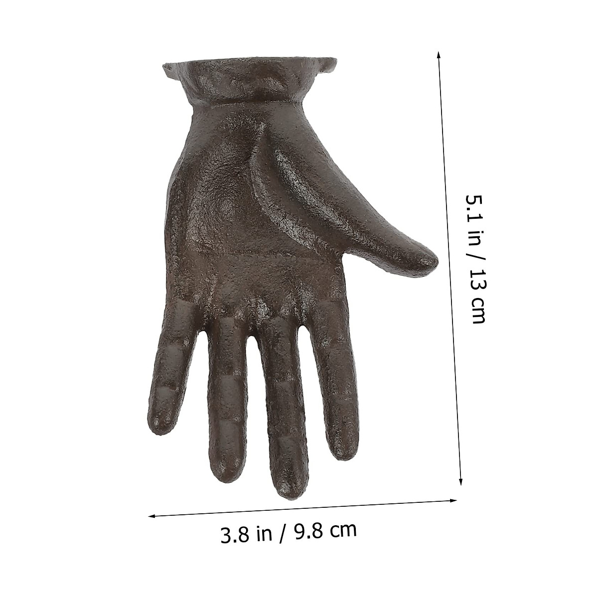 MAGICLULU Palm Cast Iron Hook Vintage Style Wall Hooks Multipurpose Hooks Wall Mounted Iron Hook Clothes Hanger Clothes Hooks Hanging Hook Door Coat Hook Office Coat Hook Wall-Mounted Hook