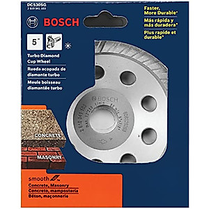 Bosch DC530SG 5 In. Turbo Diamond Cup Wheel For Concrete