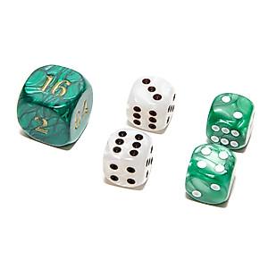 Bello Games Deluxe Marbleized Dice Sets 5/8"