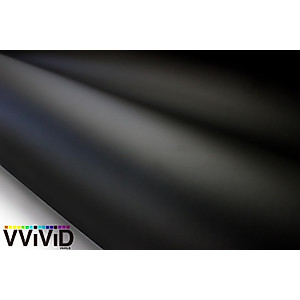 VViViD Black Matte Car Wrap Vinyl Roll with Air Release 3MIL-VViViD8 (1.5FT X 5FT)