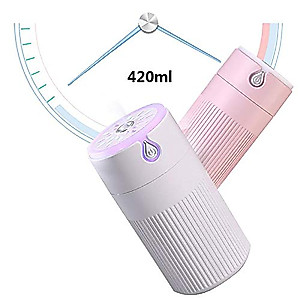 LEIGONG Desktop Portable Mini Air Purifier, Remove 99.97% Smoke Dust,Secondhand Smoke, Multipurpose Air Cleaner for Home, Bedroom, Office Car(Pink)