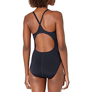 TYR Sport Women's Solid Durafast Diamondback Swim Suit,Black,38