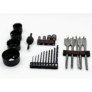 BLACK+DECKER 65 Piece Home Repair Tool Set with Tool Bag