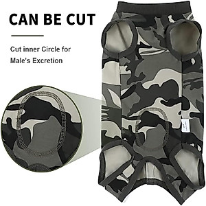 Dog Recovery Suit,Recovery Suit for Dogs After Surgery,Dog Onesie for Surgery Male and Female,Abdominal Wounds Post Surgical Recovery,Prevent Licking Surgical Wound Dog Cone Alternative,Camouflage,M