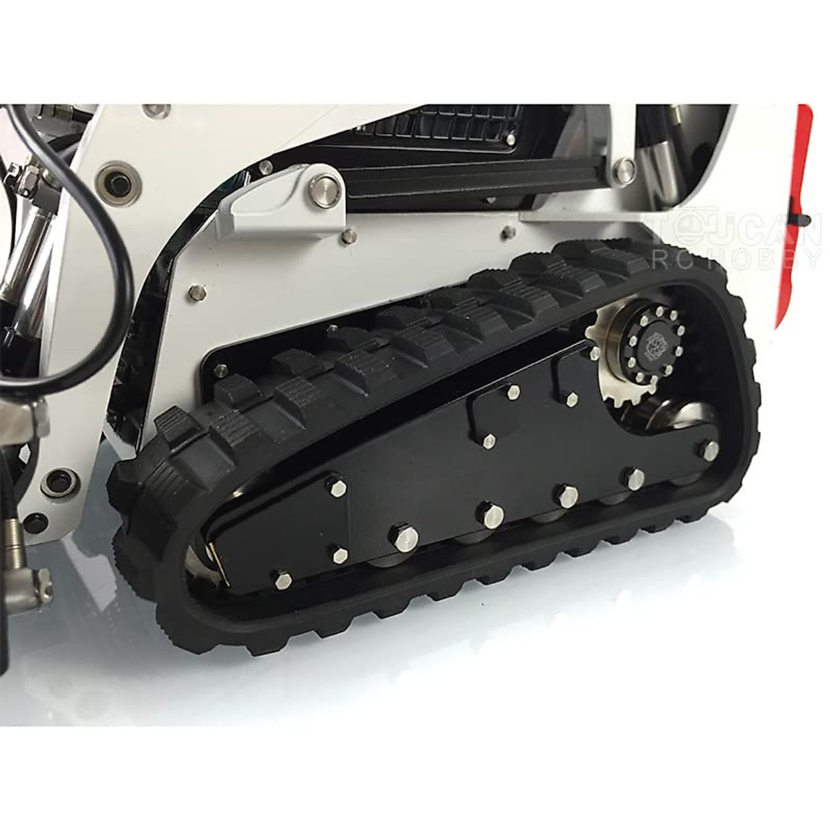 TOUCAN RC HOBBY LESU 1/14 Aoue-LT5 Tracked Skid-Steer Metal RC Hydraulic Loader RTR Model Lights