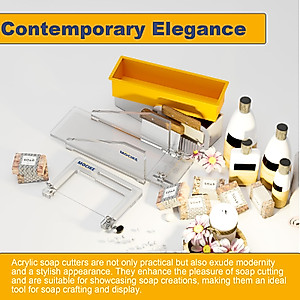 MOCIKE Premium Acrylic Soap molds Making Kit - Craft Exquisite DIY Soaps with Precision