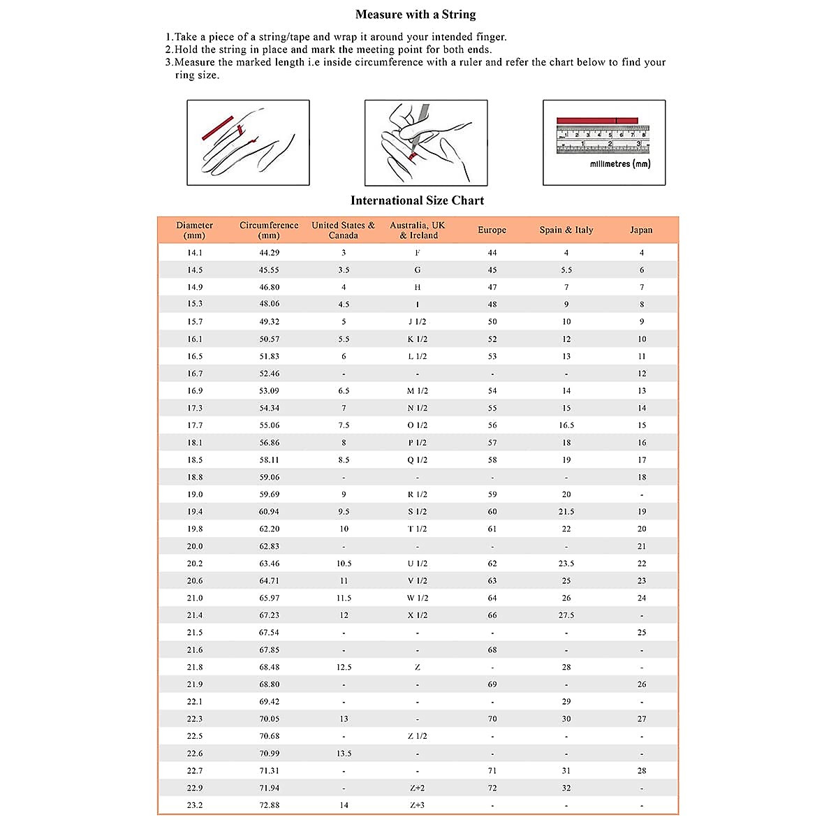 AFFY 1 Ct. Round Double Row Pave Set Curved Enhancer Guard Bridal Wedding Engagement Ring In 14K White Gold Over Sterling Silver With Cubic Zirconia, Gift For Her Ring Size -8