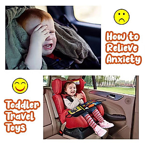 ALKISS Busy Board,26-in-1 Montessori Toys for Toddler, Sensory Board with Alphabet and Calendar for Learning Fine Motor Skills, Portable Travel Toy, Preschool Educational Toys Gift for Boys Girls