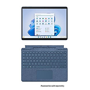 Microsoft Surface Pro 9, 13.3" Touchscreen 2-in-1 Tablet, 12th Gen Intel Core i7-1255U, Intel Iris Xe Graphics, 16GB DDR5 RAM, 512GB SSD, Windows 11h, Sapphire, Device Only, with MTC Stylus Pen