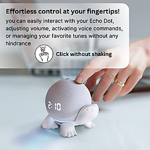 Turtle Echo Dot Holder Stand for Echo Dot 4th/5th Generation, Unique Alexa Holder, Turtle Alexa Stand Holder Mount, Accessories Speaker, dot Stand Holder for Alexa Echo dot, Amazon Echo dot Holder