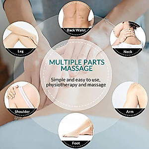 DONECO TENS Unit Pads 18 Pcs Replacement Pads Electrode Patches for Electrotherapy, 2"X4" 6 Pcs, 2"X2" 8 Pcs and 2" Circular 4 Pcs TENS Re-usable Electrode Pads