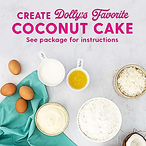 Duncan Hines Dolly Parton's Favorite Southern-Style Coconut Flavored Cake Mix, 15.25 oz.
