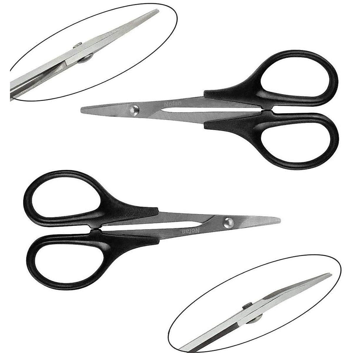 Nuofan 0-14mm RC Body Reamer Hole Puncher and Curved Scissors & Straight Scissors Trimming Universal Tools Set for RC Car Body Shell Lexan Plastic