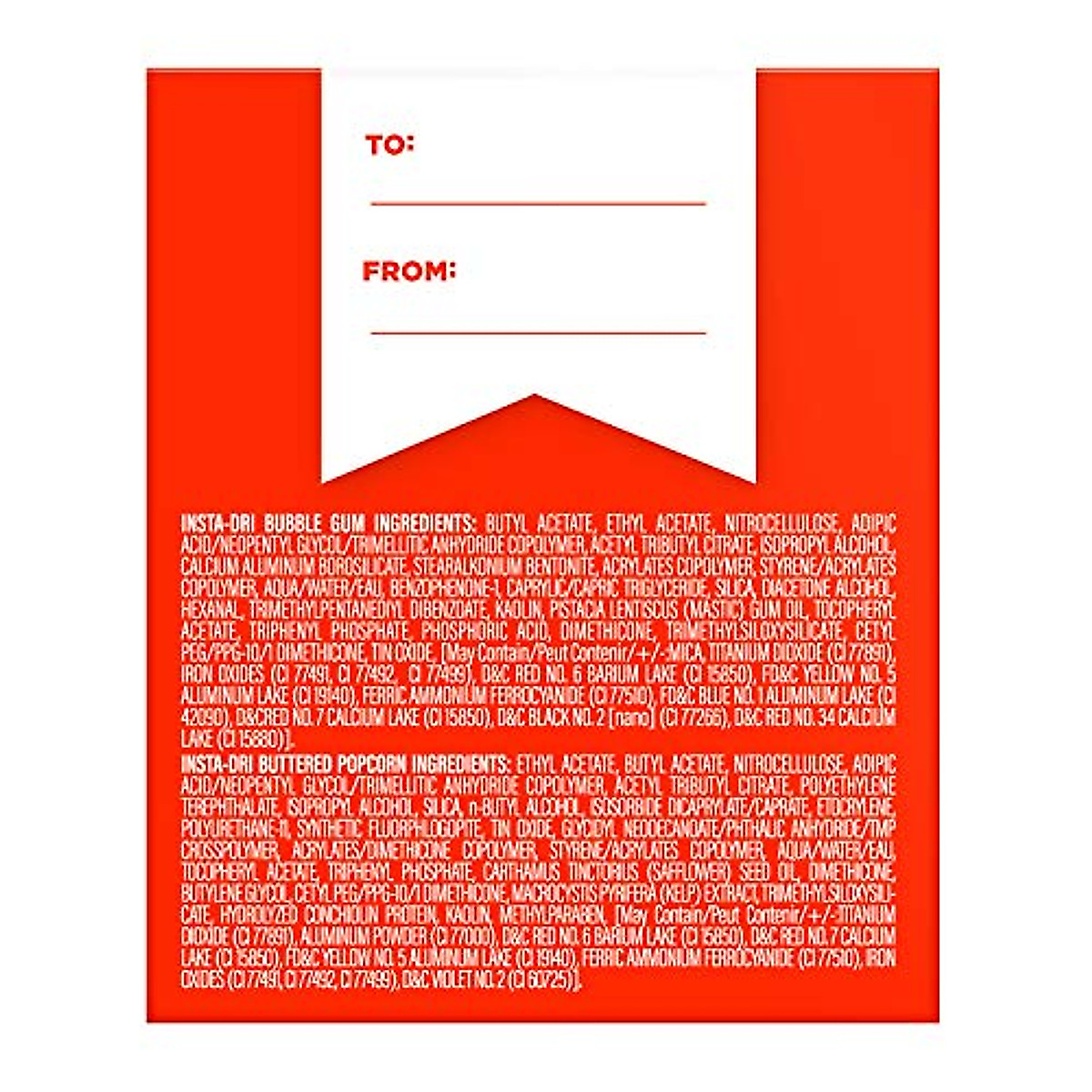 Sally Hansen Insta-Dri Fast-Dry Nail Colour, Jelly Belly Duo Pack, Bunny/Sunny