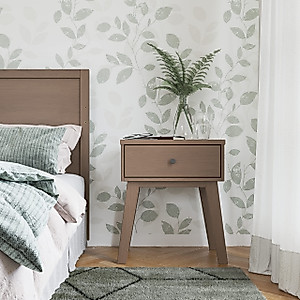 Child Craft SOHO 1 Drawer Nightstand for Nursery or Bedroom, Large Storage Drawer, Made of Sturdy Pinewood, Non-Toxic, Baby Safe Finish (Dusty Heather)