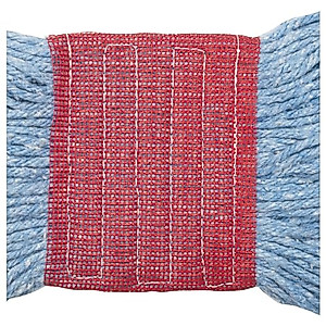 Boardwalk BWK503BLEA 5 in. Super Loop Cotton/Synthetic Fiber Wet Mop Head - Large, Blue
