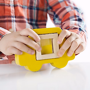 Guidecraft Sorting Vehicles, Kids Learning and Educational Toys, Manipulative For Toddlers