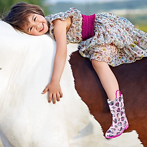 Disney Minnie Mouse Girls Pink PVC Rainboots - Easy-On Handle - Size 9 Toddler