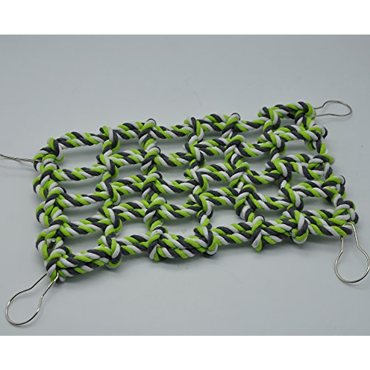 Niteangel Small Animal Activity Toy, Rat and Ferret Cotton Rope Nets (Green)