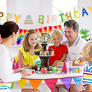 Safari Cupcake Sand 3 Tier Jungle Theme Baby Shower Decor Woodland Cupcake Holders Decorations Forest Wild Animals Theme Dessert Tower for Kids Birthday Party Supplies