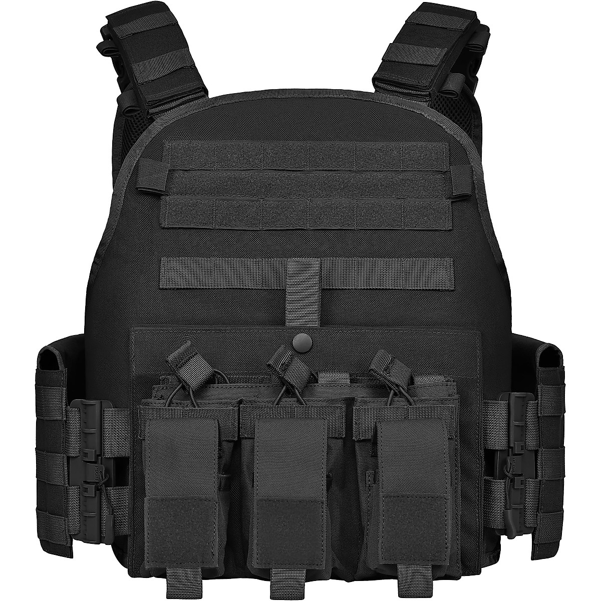 GFIRE Tactical Vest - Airsoft Lightweight Modular 3D Breathable Quick Release Vest, Adjustable Tactical Gear for Training