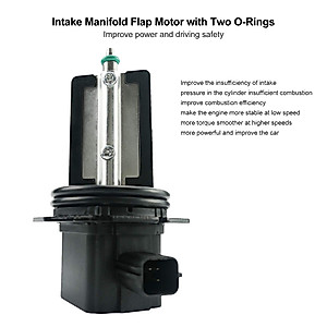 68020076AB, Intake Manifold Runner Control Tuning Valve for Chrysler Sebring Dodge Avenger Journey Charger V6 215 3.5L, V6 167 2.7L Engine, Intake Manifold Runner Actuator Tuning Valve Motor, 911-406