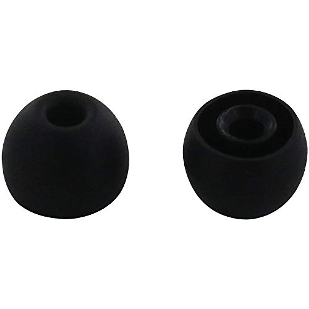 ALXCD Ear Tips Replacement for Powerbeats High-Performance Headphone, 8 Pairs S/M/L/D 4 Sizes Soft Ear Tips, Fit for Powerbeats Pro Powerbeats High-Performance, 8 Pairs (Black)