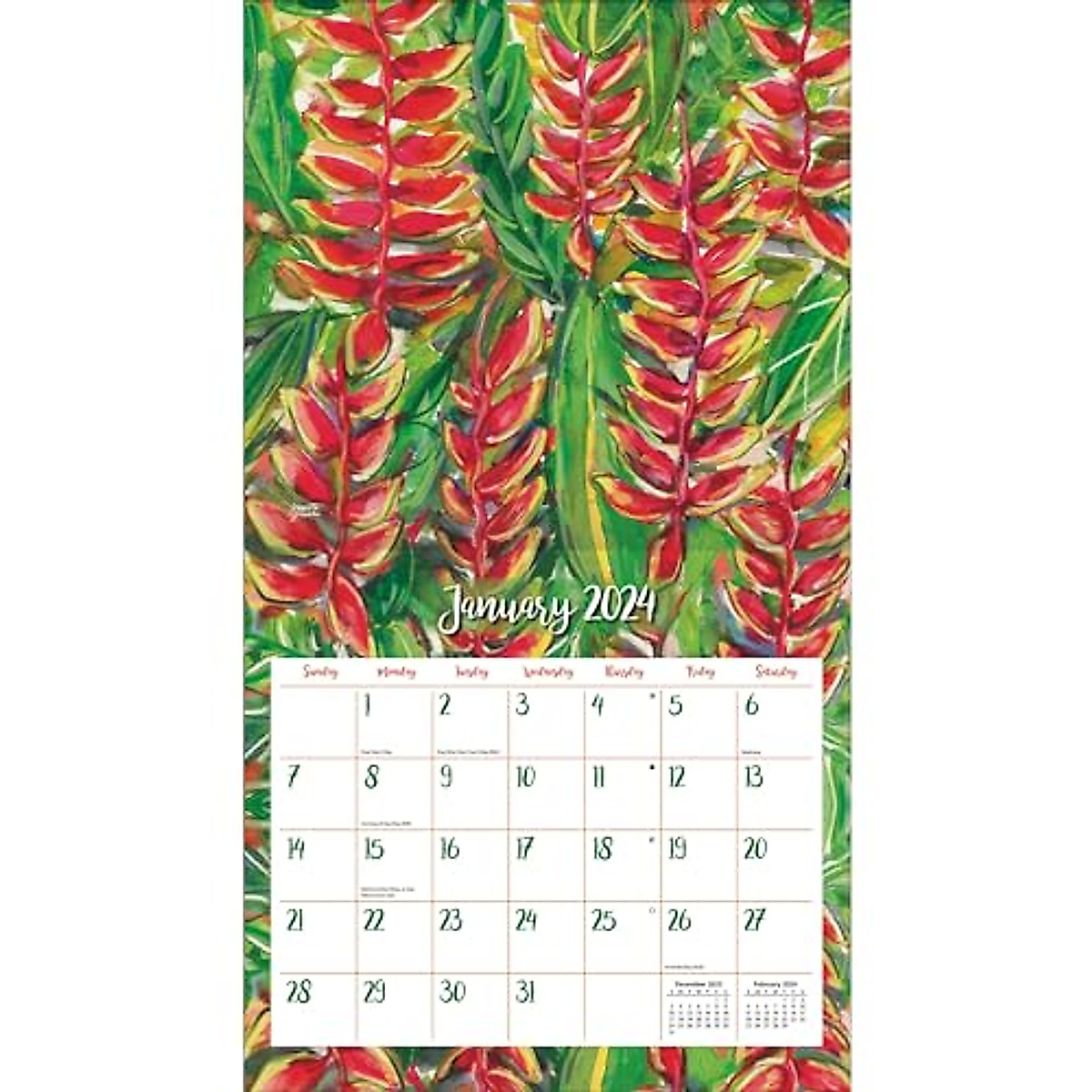 LANG Lush Life 2024 Wall Calendar (24991002024)