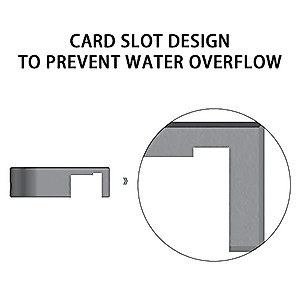 MiOYOOW Tube Fixture Holder, Mini Aquarium Fixing Clamp Anti Overflow Aquarium Pipe Clip with Screw & Screwdriver for Fish Tank Aquarium (S)
