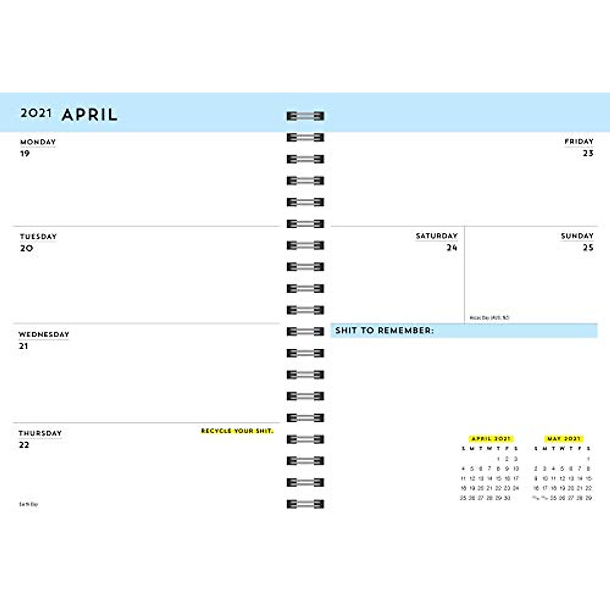 2021 Carpe F*cking Diem Planner
