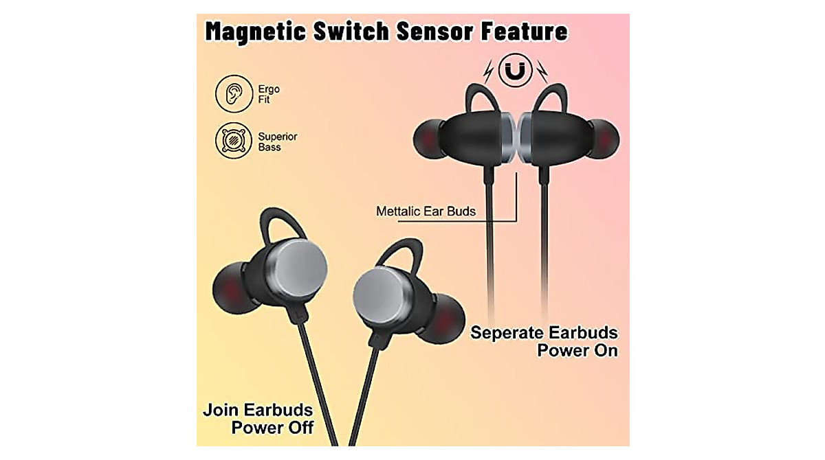 Charella Bluetooth Neckband Headphones - Stylish & Ergonomic Audio