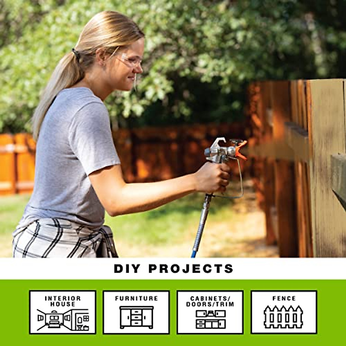 Graco Magnum 257025 Project Painter Plus Paint Sprayer, Multicolor