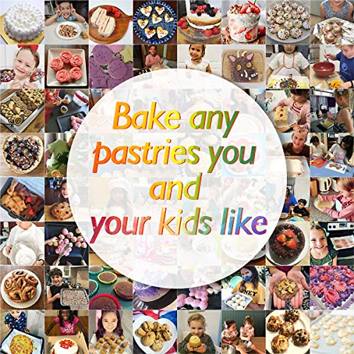 Shacoryze Kids Cooking and Baking Set 40 Pcs with Gift Box, Real Kitchen Utensils Kit for Children Toddlers Teens, Gift for Girls&Boys, Nonstick Rolling Pin Silicone Pastry Mat Cupcake Molds