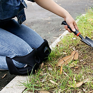 Flbirret Ultra Soft Garden Knee Protectors - Anti Slip Protective Cushion Soft Garden Knee Pad (Black)