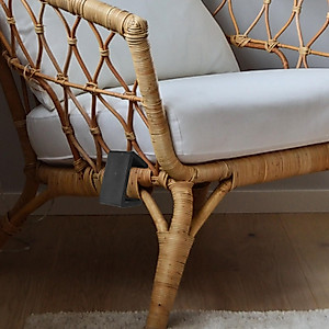 Patio Furniture Clips: Veemoon 4Pack Outdoor Patio Rattan Wicker Furniture Sectional Module Sofa Chair Clip Fasteners Connectors, Suit for Tube Width 2.5 inches( 2.5 inches)