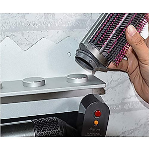 Stand Holder for Dyson Supersonic Hair Dryer Diffuser Nozzles and Wall Mounted Holder for Dyson Airwrap Styler Accessories Storage Stand Rack Bracket with Adhesive for Home Bedroom Bathroom Organizer