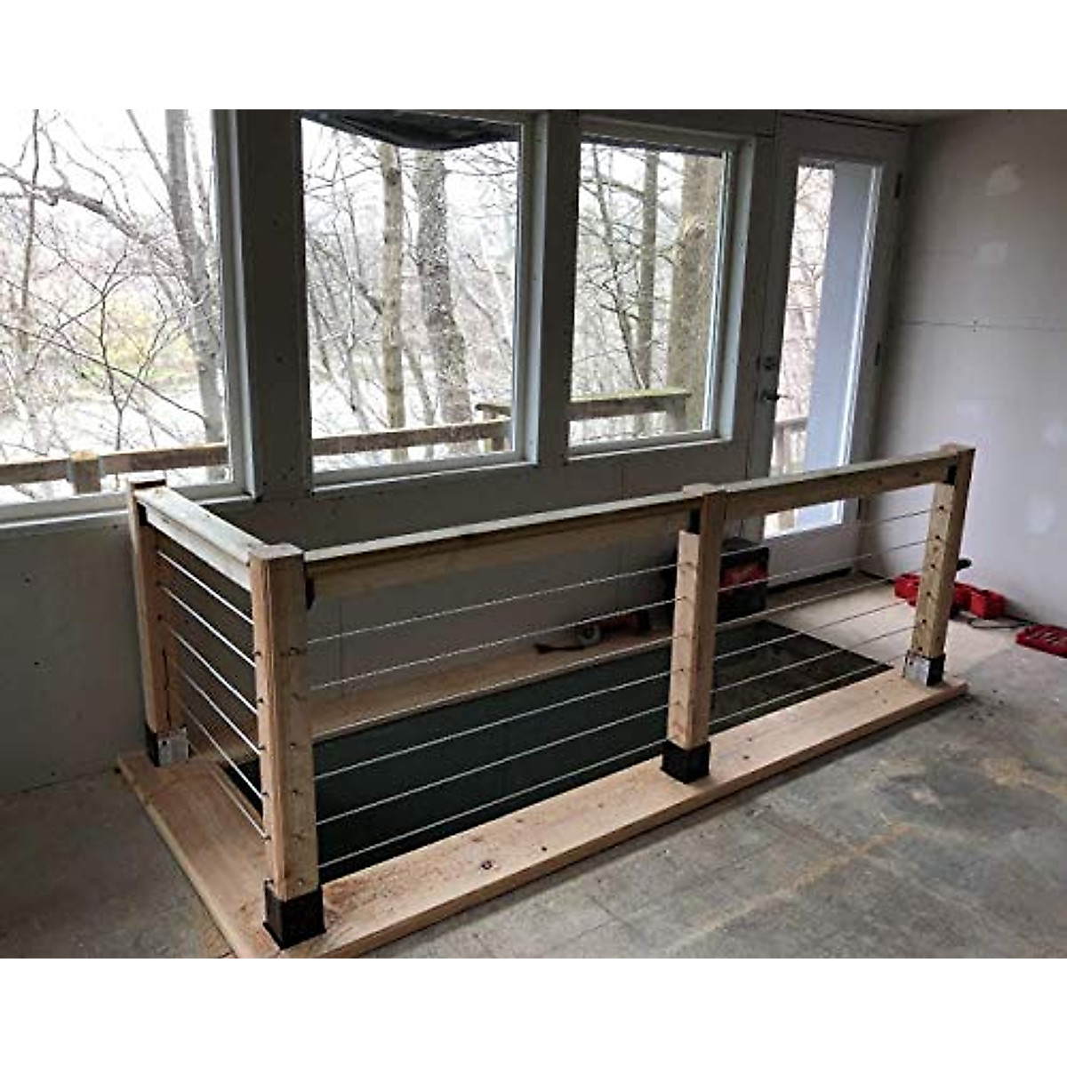 Forney 70453 Wire Rope, Vinyl Coated Aircraft Cable, 250-Feet-by-3/16-Inch thru 1/4-Inch