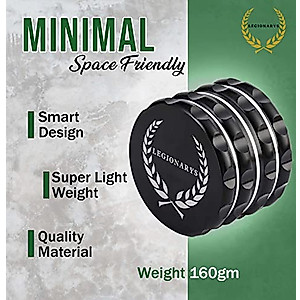 LEGIONARYS Spice & Herb Manual Grinder 2.4” – Durable and Easy Grip Herb Grinder