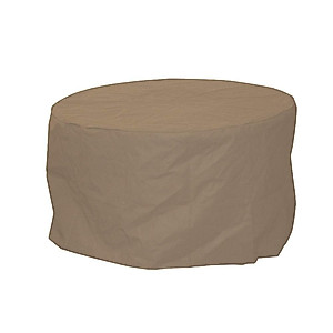 The Outdoor GreatRoom Company Tan Round Protective Cover for SF-32-K Fire Pit Table