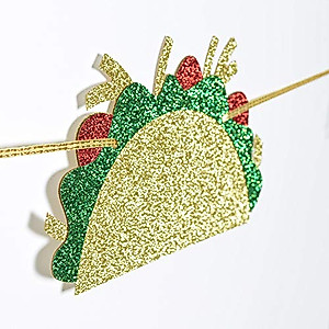 Taco Bout 50 Cactus Banner, 50th Birthday Fiesta Party Decorations, 50th Birthday Decor