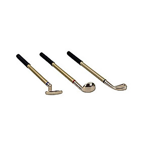 Golf Pen Set - 3 Signature Golf Pens - Mini Golf Club Pens - Best Golf Gifts for Dads - Unique Golf Gadgets for Men & Cool Desk Accessories for Office Colleagues