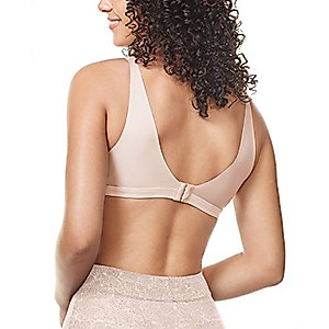 Warner's Women's No Side Effects Underarm and Back-Smoothing Comfort Wireless Lightly Lined T-Shirt Bra Ra2231a, Rosewater, X-Large
