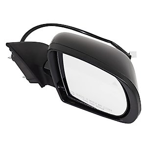 Kool Vue Driver & Passenger Side Power Heated Mirrors for Jeep Cherokee 2014-2018 Manual Fold With Signal Light, Blind Spot Monitor, Puddle Lamp & Auto-Dimming; Without Memory Paintable